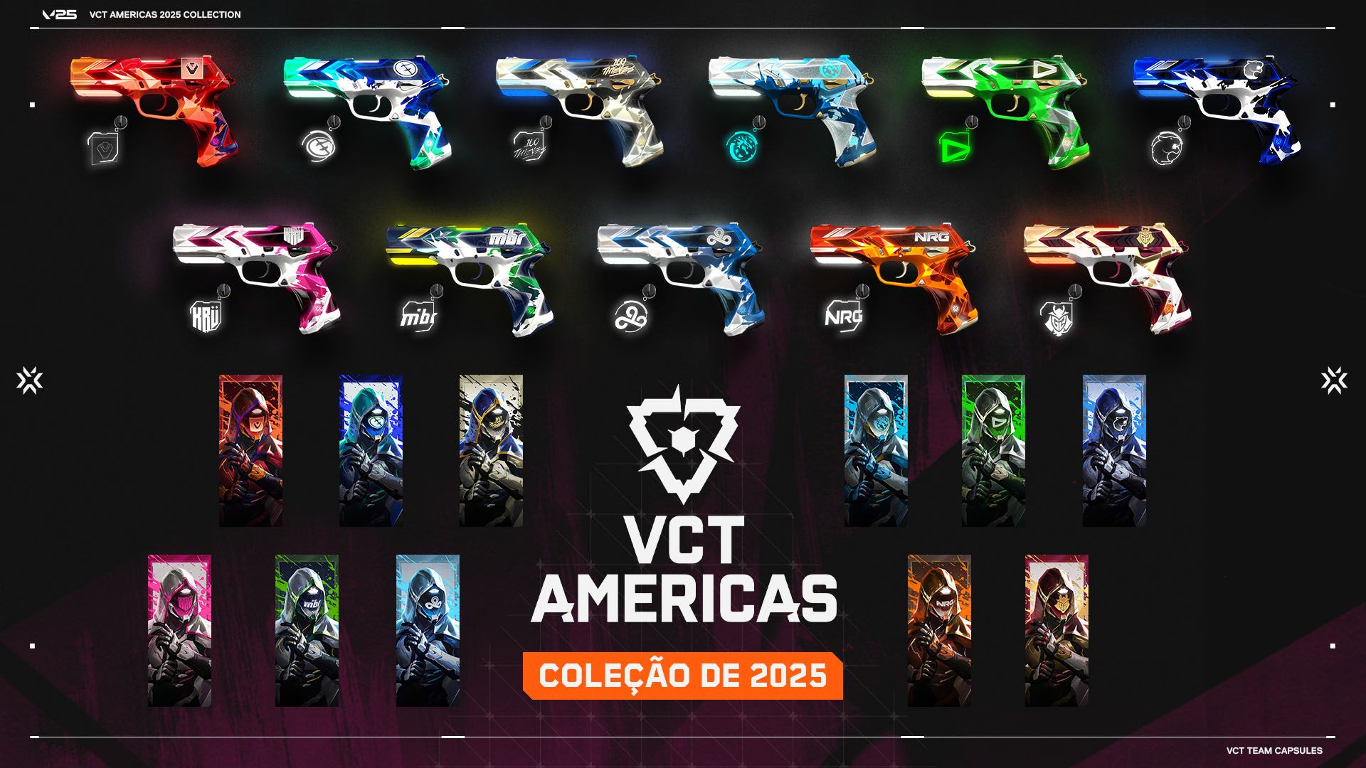 Sem brasileiros, confira cápsulas mais vendidas do VCT em 2025 | VALORANT Esports Notícias ...