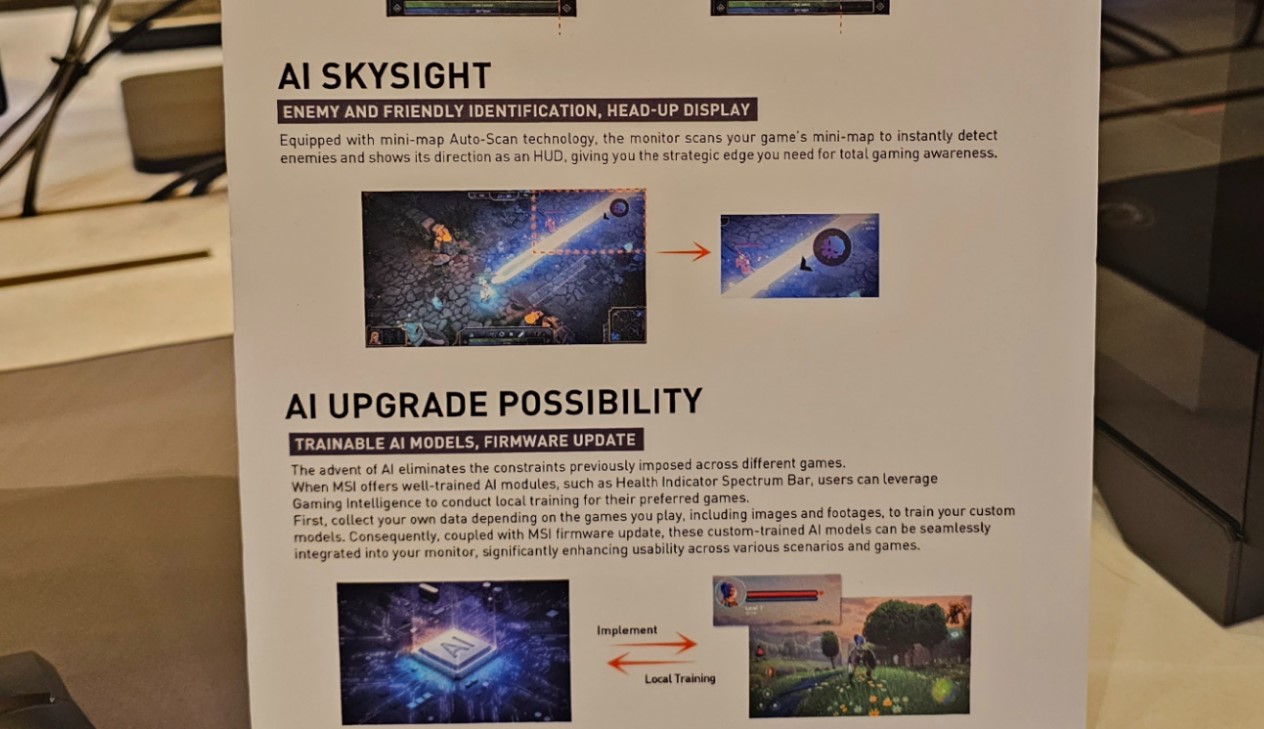 With MSI's built-in AI module monitor displayed at CES, we asked ESIC's Commissioner Ian Smith ...