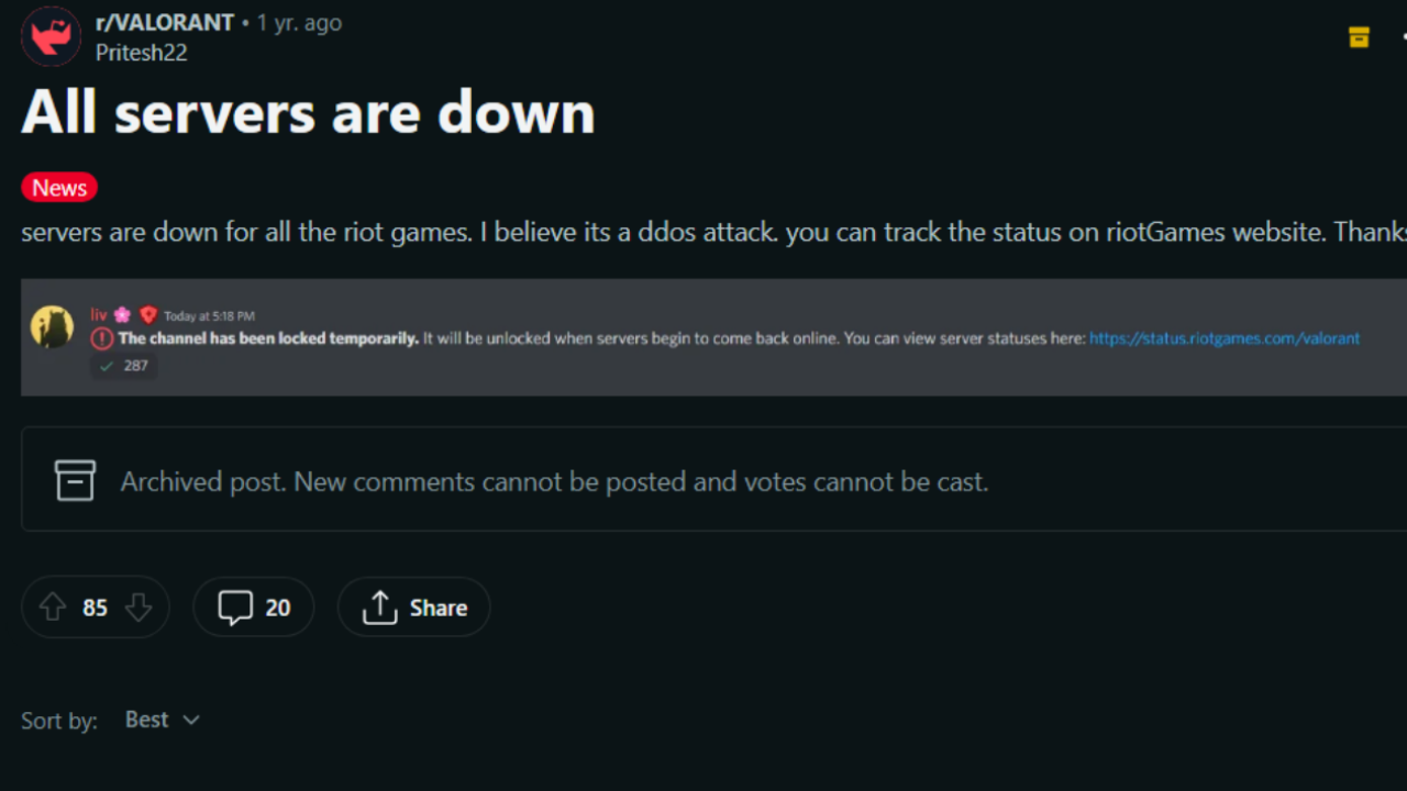 [FIXED] VALORANT: Error retrieving settings from server
