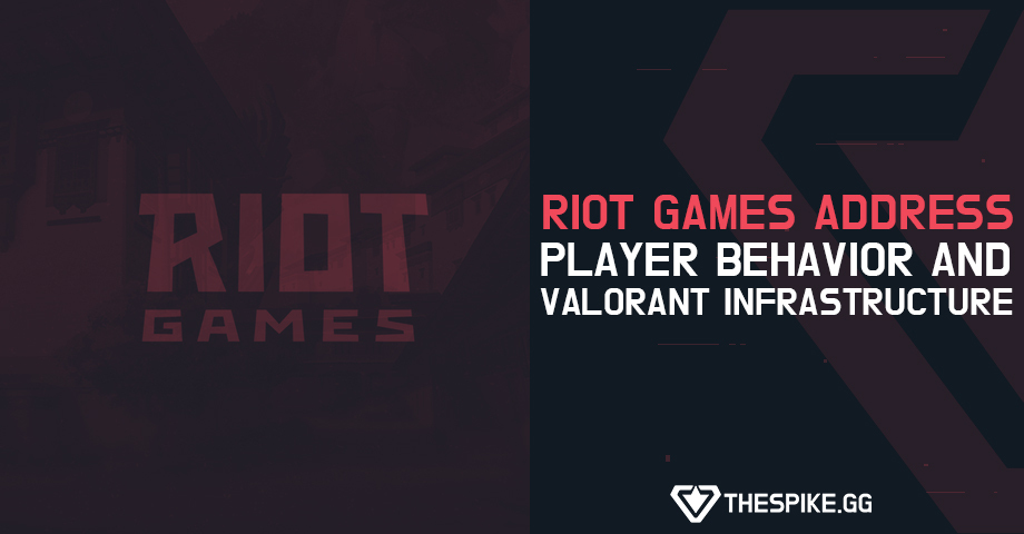 Riot Games address Player Behavior and VALORANT Infrastructure ...