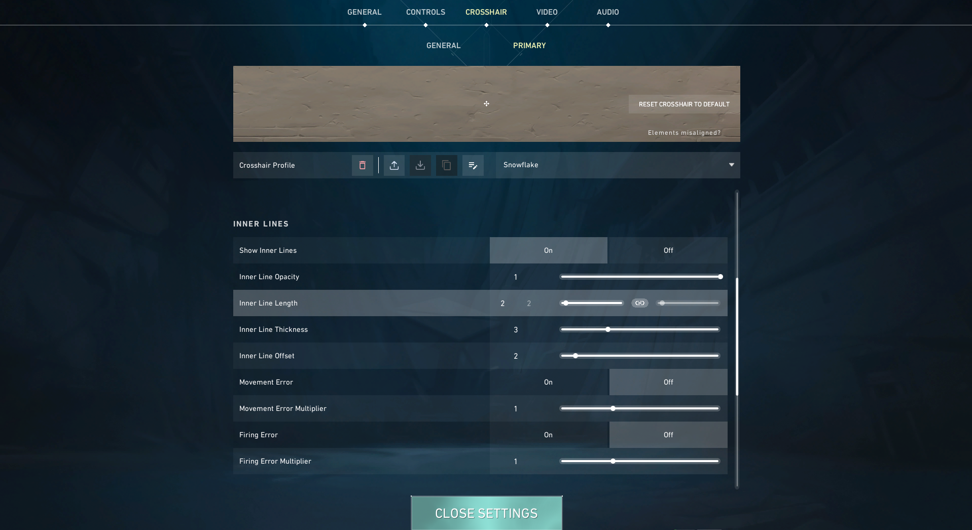 How to get the Snowflake Crosshair in VALORANT