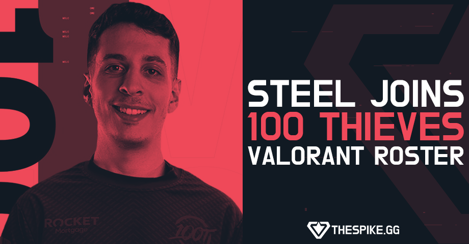 steel joins 100 Thieves VALORANT roster | VALORANT Esports News ...