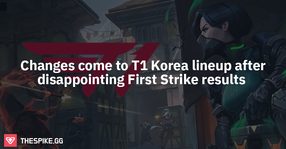 Changes come to T1 Korea lineup after disappointing First Strike ...