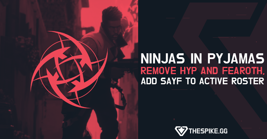 Ninjas in Pyjamas remove HyP and Fearoth, add Sayf to active roster ...
