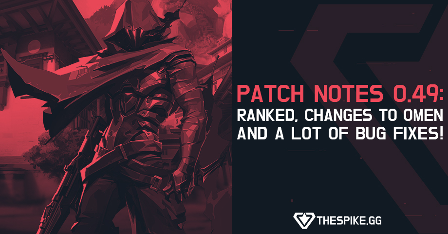 Patch Notes 0.49: competitive matchmaking, changes to Omen, and bug ...