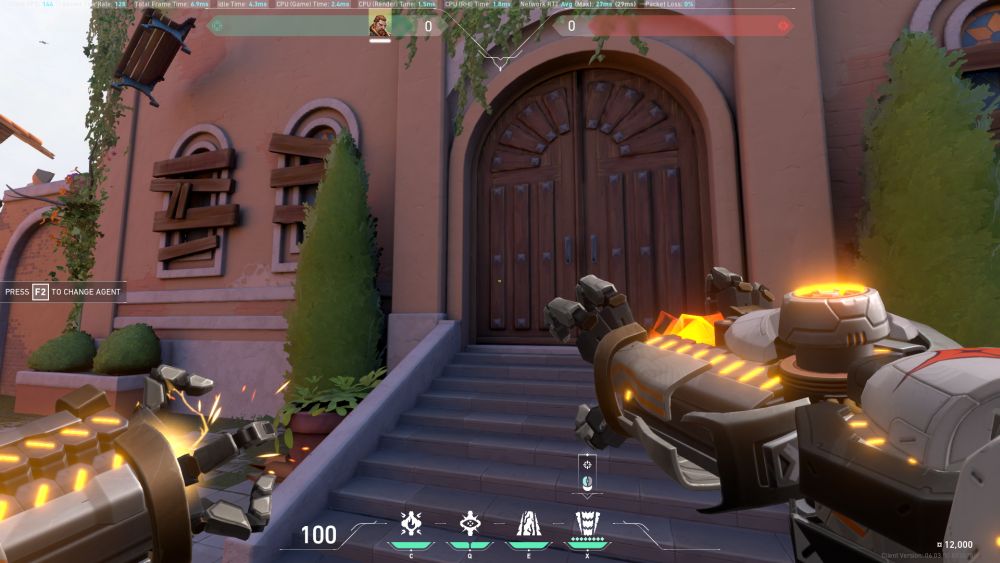 Small crosshair in VALORANT