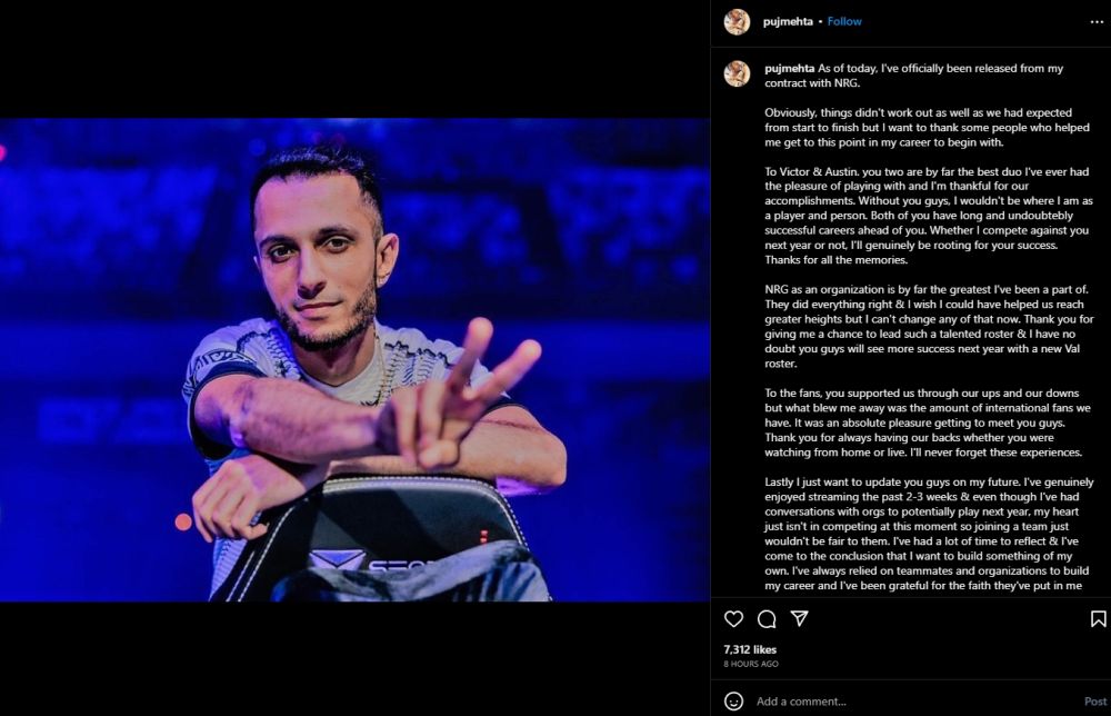 FNS leaves NRG | VALORANT Esports News | THESPIKE.GG