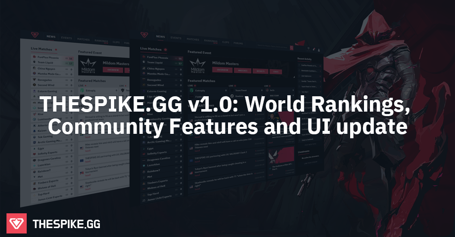 THESPIKE.GG v1.0: World Rankings, Community Features and UI update ... THESPIKE.GG v1.0: World Rankings, Community Features and UI update ...
