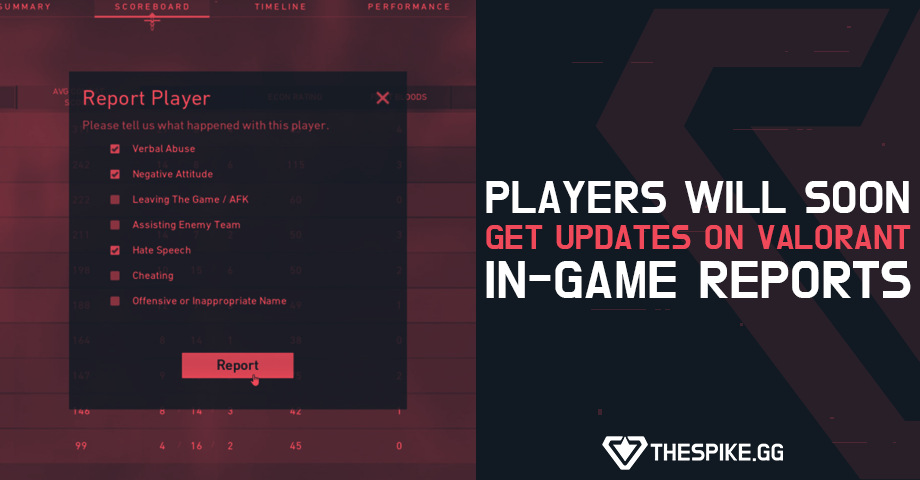 Players will soon get updates on VALORANT in-game reports | VALORANT ...